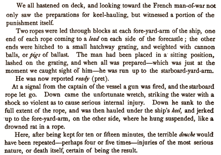 Keelhauling, in Living Color « Swordplay & Swashbucklers