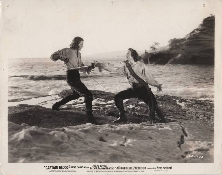 The Duel on the Beach, Part IV: Flynn versus Rathbone in Captain Blood ...